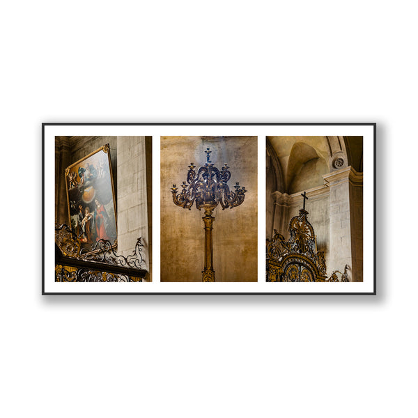 Nancy Cathedral - Triptych III, France – GUY SARGENT PRINTS